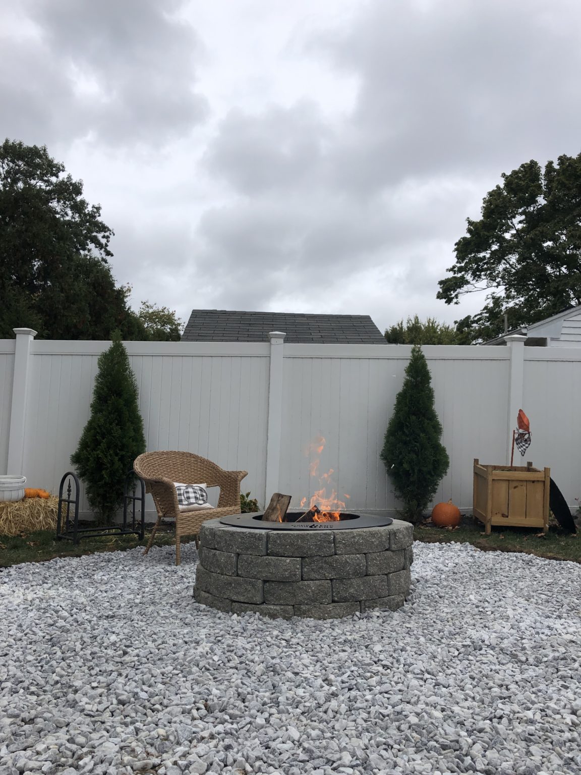 DIY Fire Pit Area in a Weekend! - Jordecor