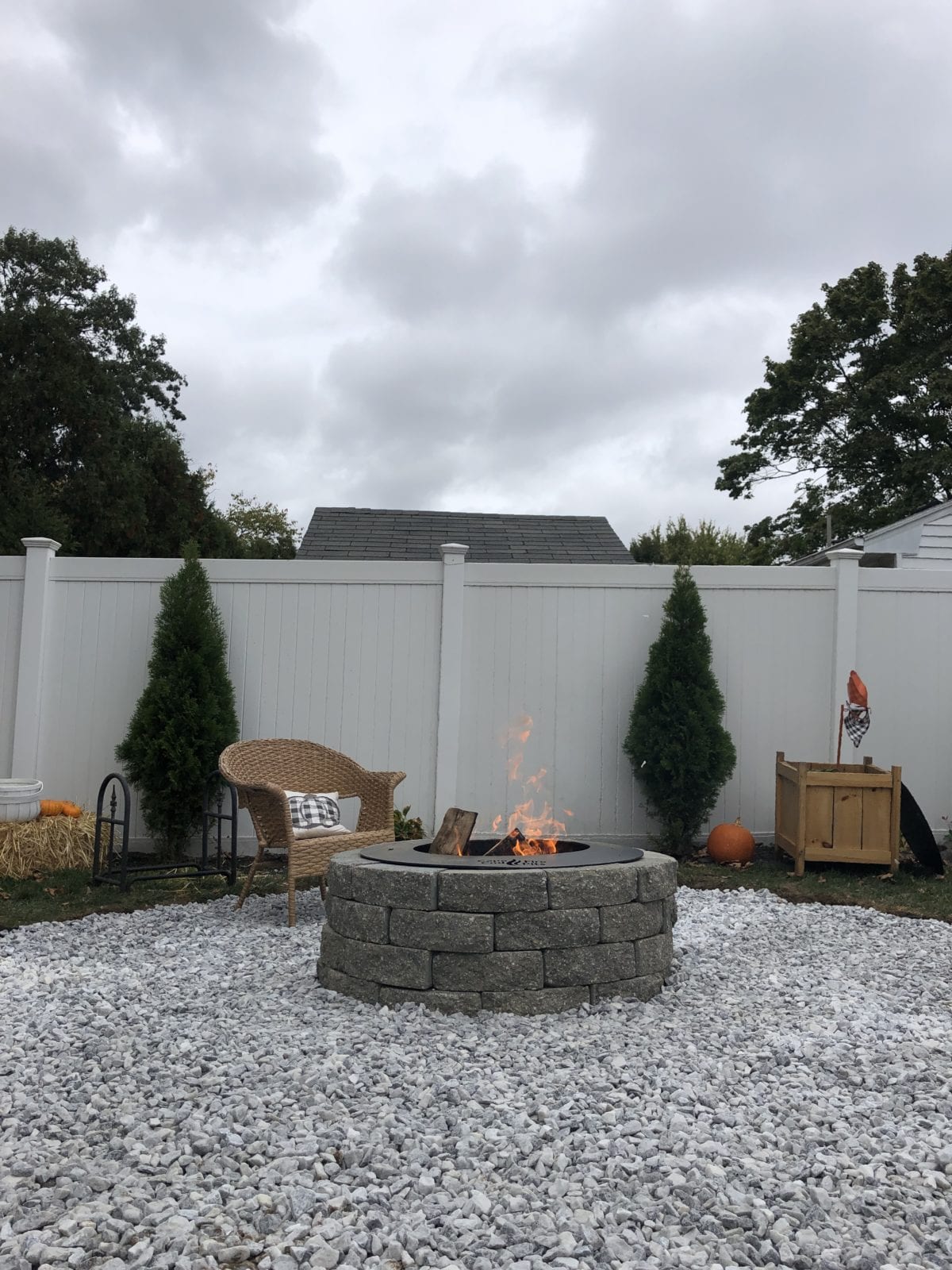 DIY Fire Pit Area in a Weekend! - Jordecor