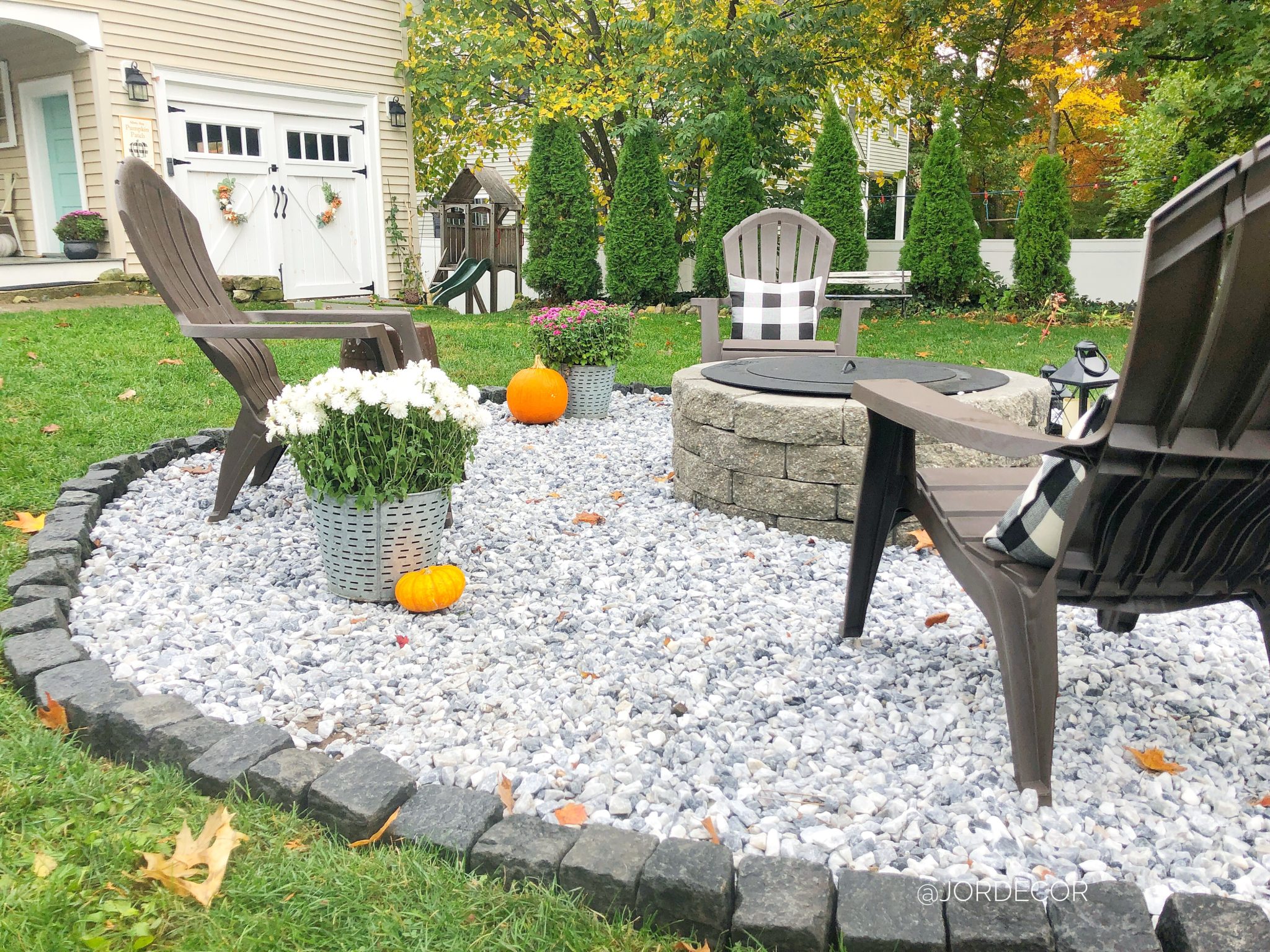 DIY Fire Pit Area in a Weekend! - Jordecor