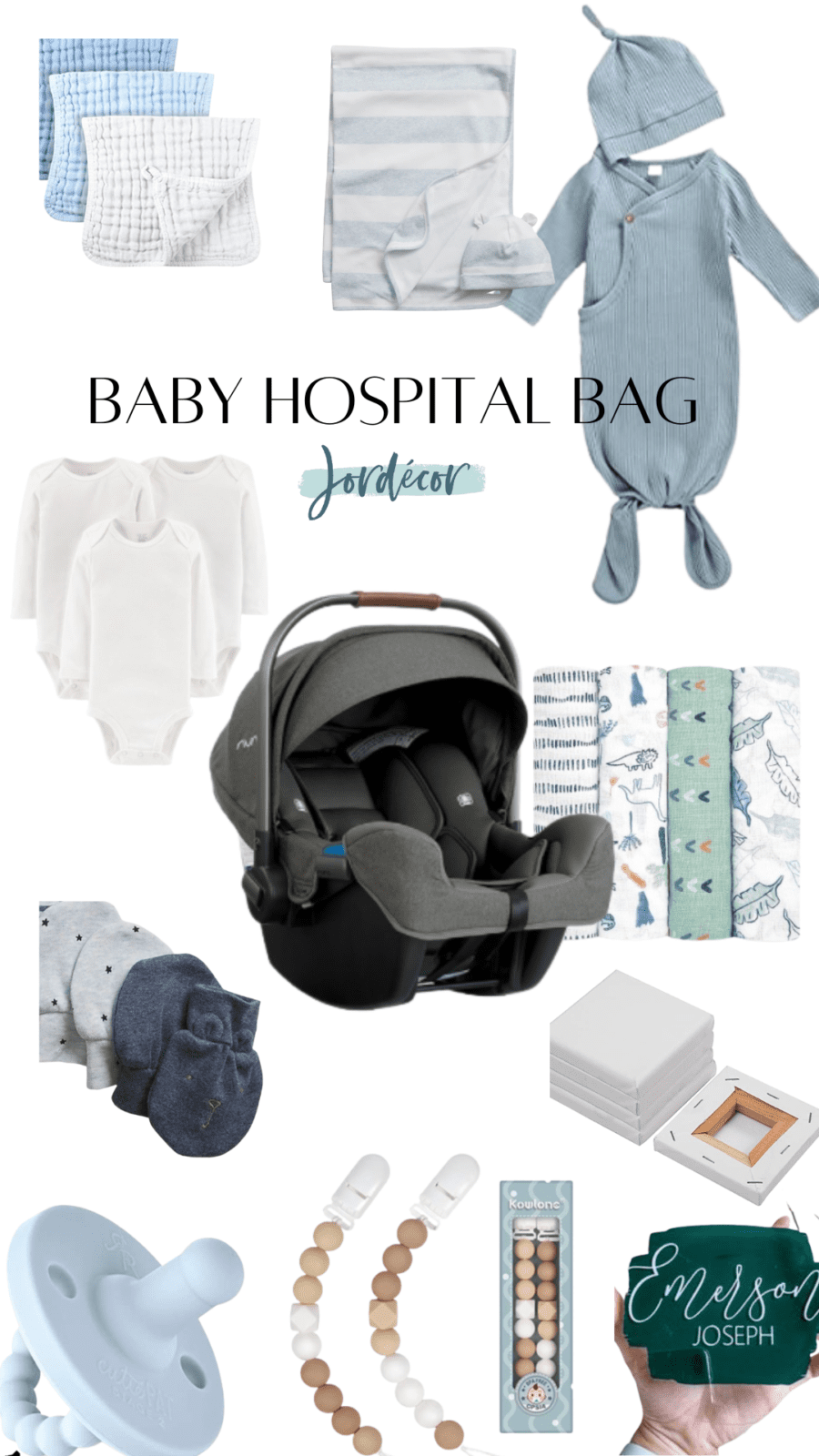 Hospital Packing List: Momma + Baby - Jordecor